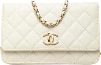 Chanel Pre-owned Wallet on Chain - - Pre-owned - Damen - Wei&szlig; - ONE SIZE