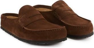 Birkenstock Mules Naples en cuir su&eacute;d&eacute;