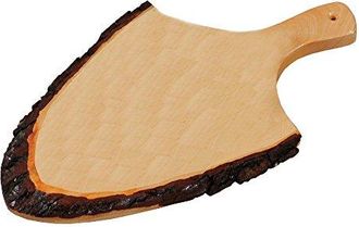 KESPER 61205 Rinden Servierbrett Erle 30-35 x 18 x 2 cm