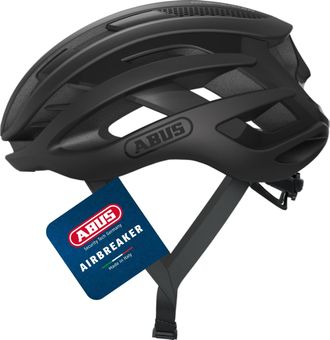 ABUS Rennradhelm AirBreaker - High-End Fahrradhelm f&uuml;r den professionellen Radsport - f&uuml;r Jugendliche und Erwachsene - Helm f&uuml;r Damen und Herren - Schwarz 