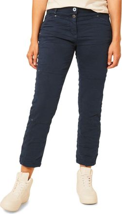 Cecil Damen B375440 Baumwollhose,deep blue,W25/L28