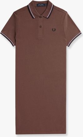 Fred Perry Stretch cotton polo dress with contrasting profiles - FRED PERRY - gender_Woman