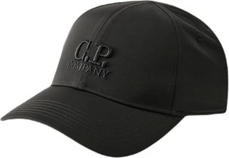 C.P. Company C.p. Company, Homme, Accessoires, Noir, Taille: ONE Size Chrome-R Logo Cap