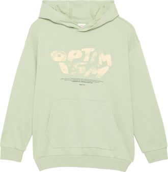 s.Oliver Oversized Hoodie mit Frontprint salbeigr&uuml;n 140