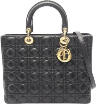 Dior Sac &agrave; main vintage Pre-owned - Femme - Pre-owned - Noir - Taille: ONE Size