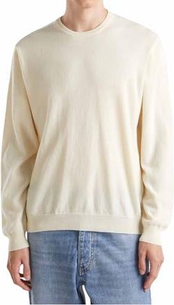 Benetton Maglia G/C M/L 1002u1g34 Sweater, Blanc, Large Homme