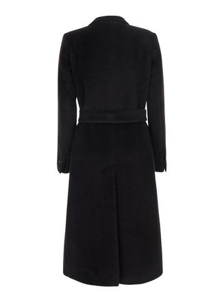 Tagliatore Womens Jacket Jole Brown Alpaca Wool And Coat