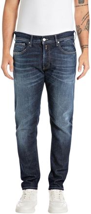 Replay Herren Jeans Willbi Regular-Fit, Blau (Dark Blue 007-4), 33W/32L