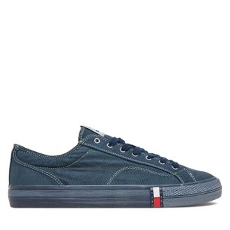 Tommy Jeans Sneakers aus Stoff Tommy Jeans Archive Vulc. Y2K Washed Canvas EM0EM01720 Dunkelblau