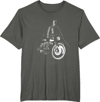 Batman The Batman And His Motorcycle T-Shirt