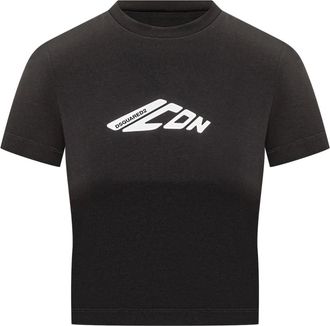 Dsquared2 Femme, Tops, Noir, Taille: 40 FR Mini Fit Tee