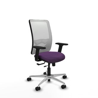 Piqueras y Crespo Zulema Telearbeitsstuhl mit 2D-Armen, h&ouml;henverstellbare Lendenwirbelst&uuml;tze, ausgestattet mit Syncro/Traslack und Schneidschaum, mit Rollen von 65 mm, 