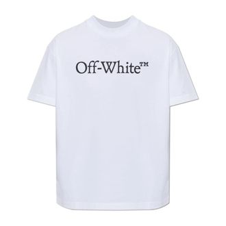 Off-white T-Shirt mit Print-Logo - - Tops - Damen - Wei&szlig; - M