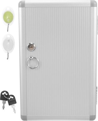 Supvox Abschlie&szlig;bare Schl&uuml;sselbox aus Aluminiumlegierung Wandschl&uuml;sselschrank mit 24 F&auml;chern Gro&szlig;er Schl&uuml;sselhalter f&uuml;r B&uuml;ro Immobilienverwaltung und Zuhause