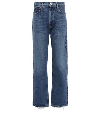 A Gold E High-Rise Straight Jeans 90s Pinch