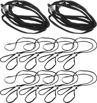 Yarnow 10 St&uuml;ck Yogamattengurte aus Hochelastischem Polyester Multifunktionale Stretchb&auml;nder mit Schlaufen Tragbare Fitness und Dehnungsgurte f&uuml;r Yoga und Pi