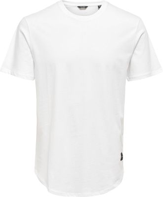 Only & Sons Herren T-Shirt onsMATT LONGY SS Tee NOOS, Wei&szlig; (White),3XL