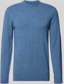 Barbour Pullover aus Woll-Seide-Mix mit Rundhalsausschnitt Modell TISBURY
