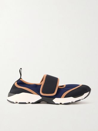 Marni Mary-jane-sneakers Aus Scuba - Mehrfarbig