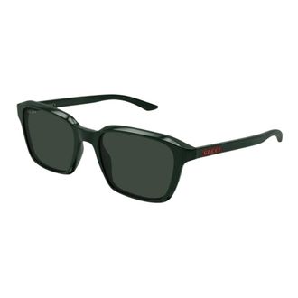 Gucci Sonnenbrille mit quadratischem Rahmen - - Accessories - Herren - Gr&uuml;n - 52 MM