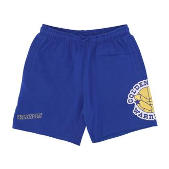 Mitchell & Ness Vintage NBA Postgame Fleece Shorts - - Shorts - Herren - Blau - M