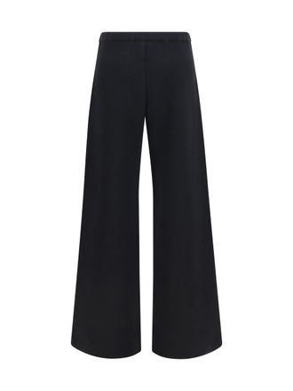 Fendi FF Zucca Cashmere Trousers - Black