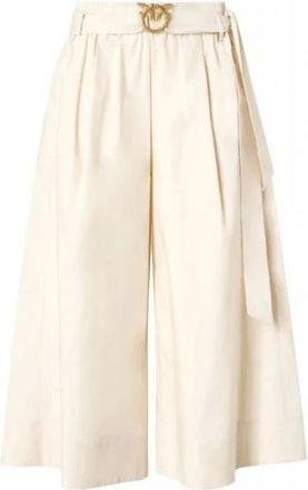 Pinko Pinko, Femme, Pantalons, Beige, Taille: 46 FR Pantalon large