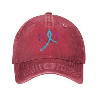 Generic Sensibilisation Au Cancer De La Thyro&iuml;de Unisexe Chapeau De Cowboy Athl&eacute;tique Casquette De Baseball sans D&eacute;formation Casquette Trucker pour Ext&eacute;rieur 