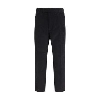 Thom Browne Baumwoll-Chino-Hosen - - Trousers - Herren - Schwarzk - XL