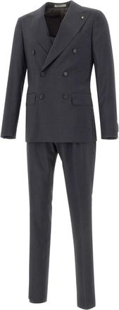 Corneliani Homme, Costumes, Noir, Taille: XL Costume Crois&eacute;