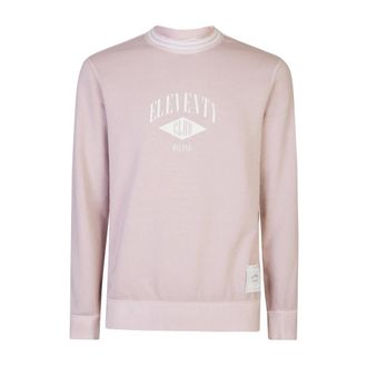 Eleventy Herren, Sweatshirts & Hoodies, Rosa, SGr&ouml;&szlig;e