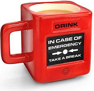 Mustard NG5048 Mug à Café Thé - Take A Break Rouge