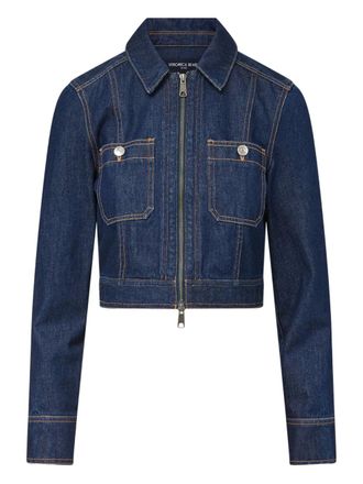 Veronica Beard Patty Jeansjacke mit Reißverschluss - Blau