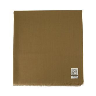 Toteme Wolle Beige Schal - - Accessories - Damen - Braun - ONE SIZE