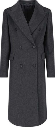 Tagliatore Manteau Au Genou - Gris