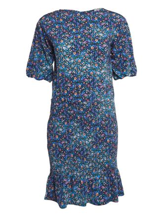 Sandro robe courte à fleurs - Bleu