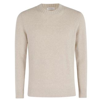 KANGRA Rundhalspullover - - Knitwear - Herren - Beige - M