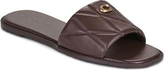 Coach HOLLY QUILTED LEATHER SANDAL