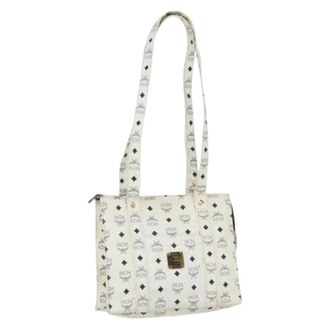 MCM Pre-owned Schultertasche aus Plastik - - Pre-owned - Damen - Wei&szlig; - ONE SIZE