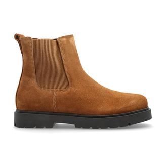 Birkenstock Wildlederschuhe Highwood Slip ON MID - - Shoes - Damen - Braun - 37 EU
