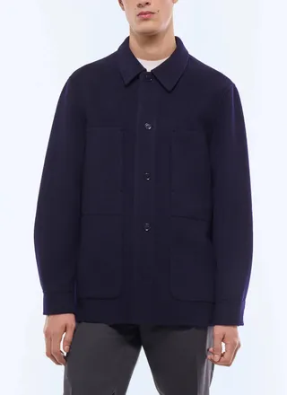 Fursac Veste en laine double face - Taille XXL - Homme