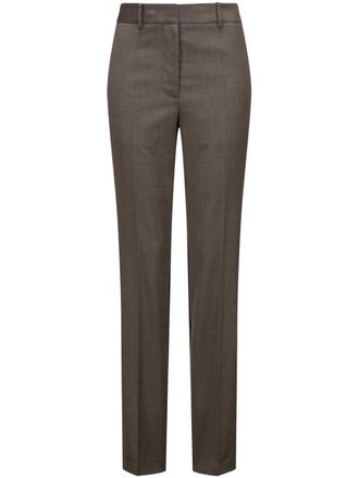 Helmut Lang pantalon slim à empiècements - Marron