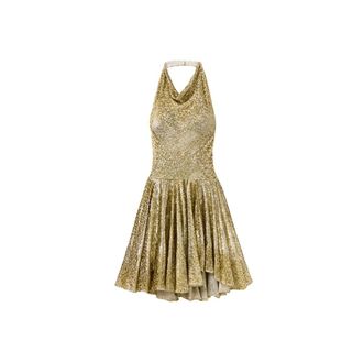 Self Portrait Femme, Robes, Jaune, Taille: 34 FR Fil Coupe Mini Dress