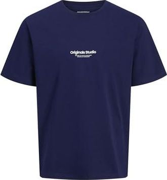 Jack & Jones Jorvesterbro Tee Ss Crew Neck Noos Homme Jorvesterbro T-shirt Ss Crew Neck Noos, Ocean Cavern, XL