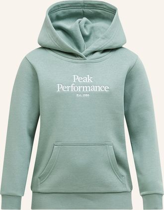 Peak Performance Jr Original Hood Kapuzensweatshirt gruen