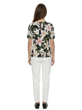Dolce & Gabbana Floral-Print Cotton T-Shirt - Multicolor