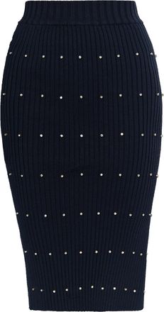 Faina Strickrock mit Strass-Steinen Damen Marine