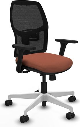 Piqueras y Crespo Alfera Gepolsterter B&uuml;rostuhl mit 3D-Armlehnen, h&ouml;henverstellbare Lendenwirbelst&uuml;tze, ausgestattet mit Syncro/Traslack und Schneideschaum, mit 65 mm N