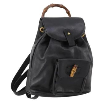 Gucci Pre-owned Vintage Rucksack - - Pre-owned - Damen - Schwarzk - ONE SIZE