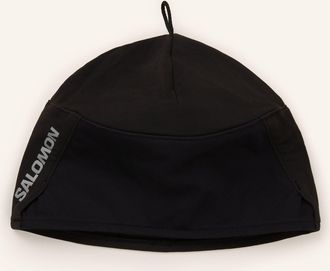 Salomon Multifunktionsmütze Winter Training schwarz